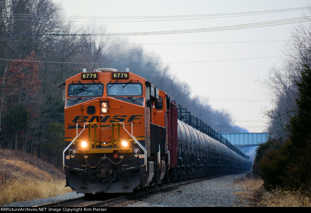 BNSF 6779 CSX Train K041 Crude Oil Empties